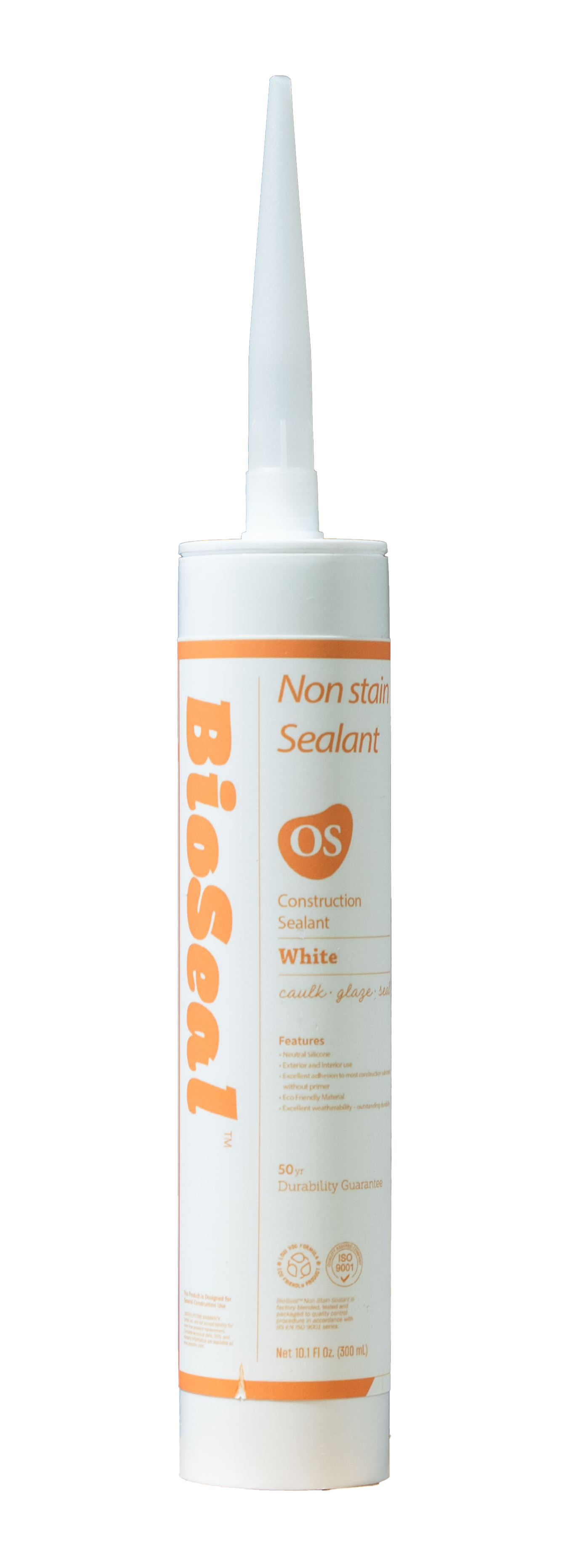 BioSeal OS - Non Staining Silicone Sealant Caulk / UV Protection & Mol ...