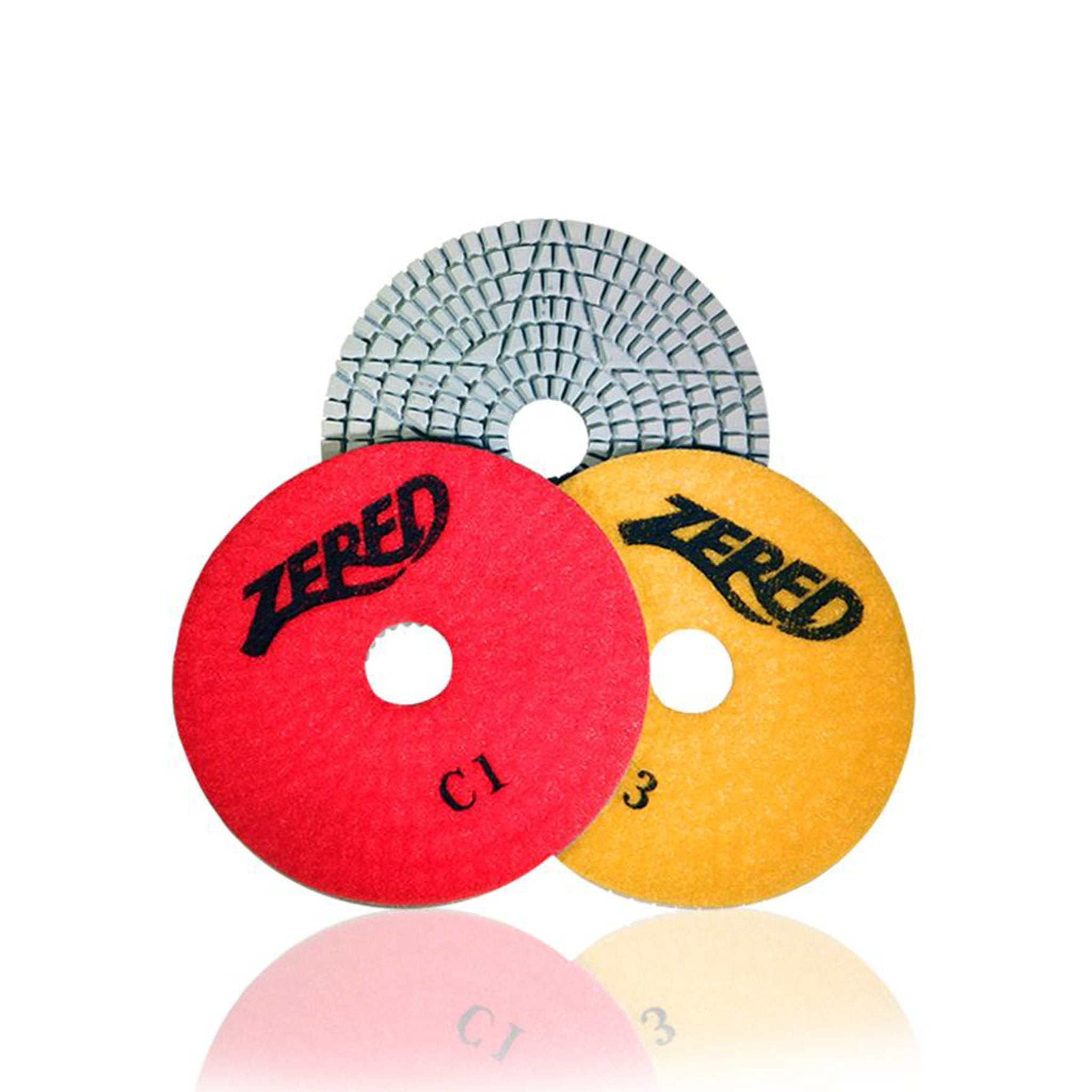 Zered™ 4" C-Series, 3 Step Polishing Pad – Map Diamond