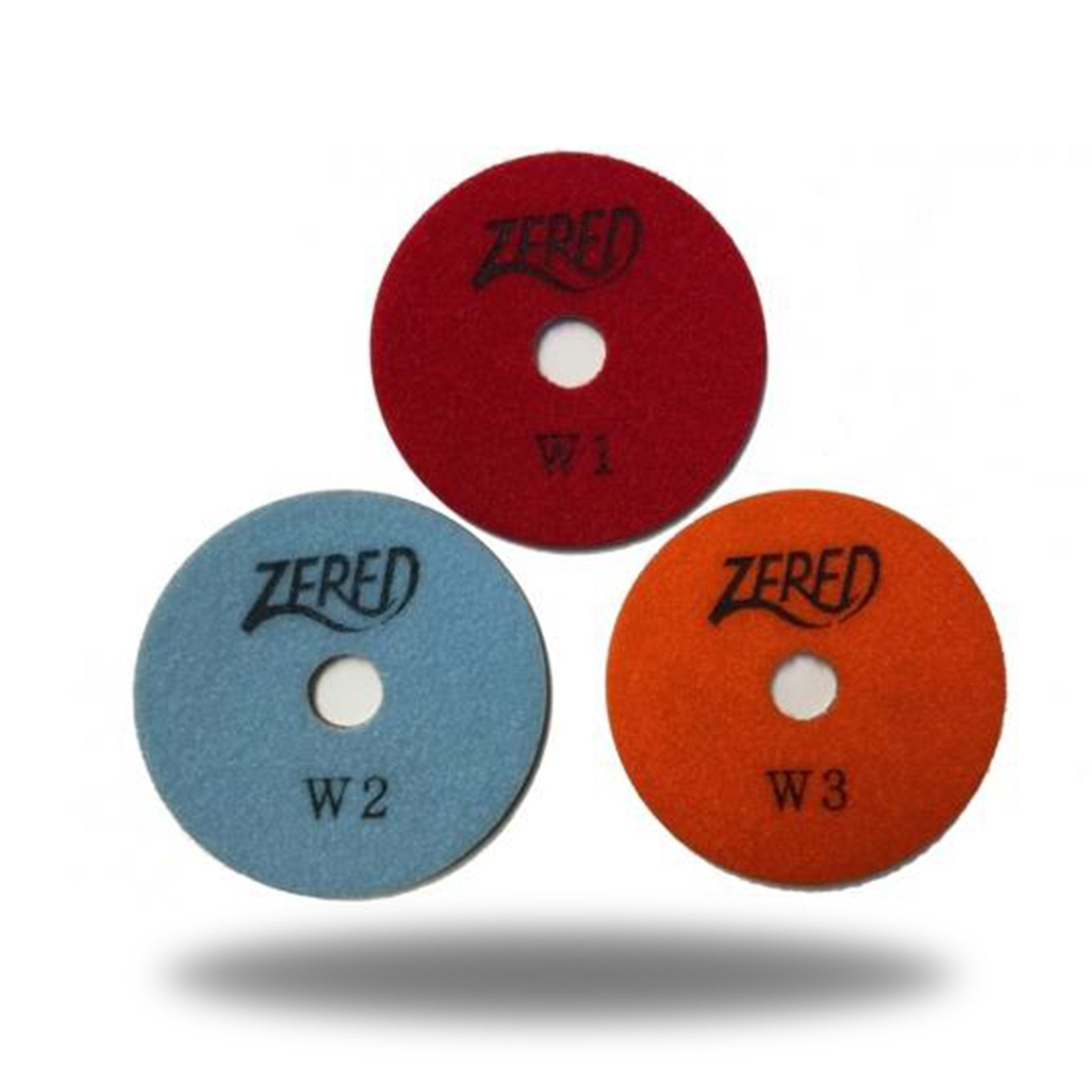 Zered™ 4" W-Series 3 Step Polishing Pad for Granite and Quartz – Map ...