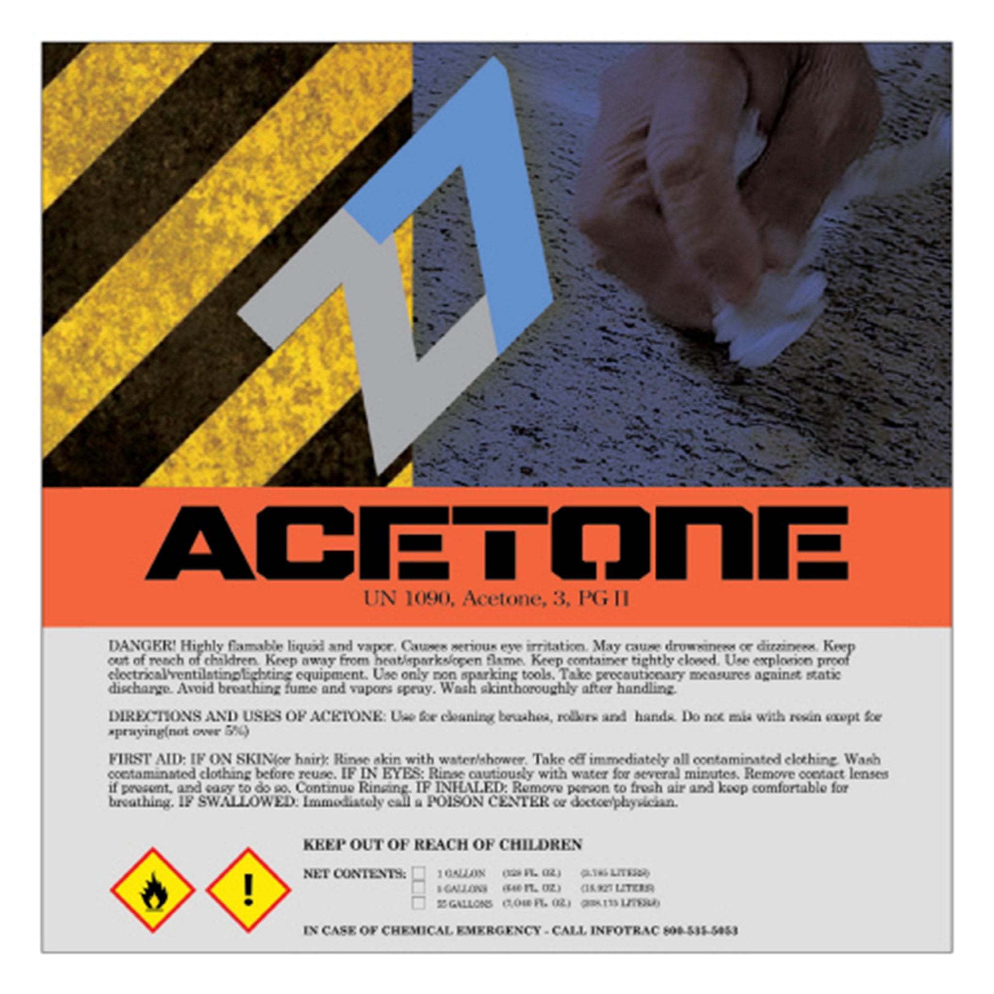 Z7 Acetone with Metal Can – Map Diamond